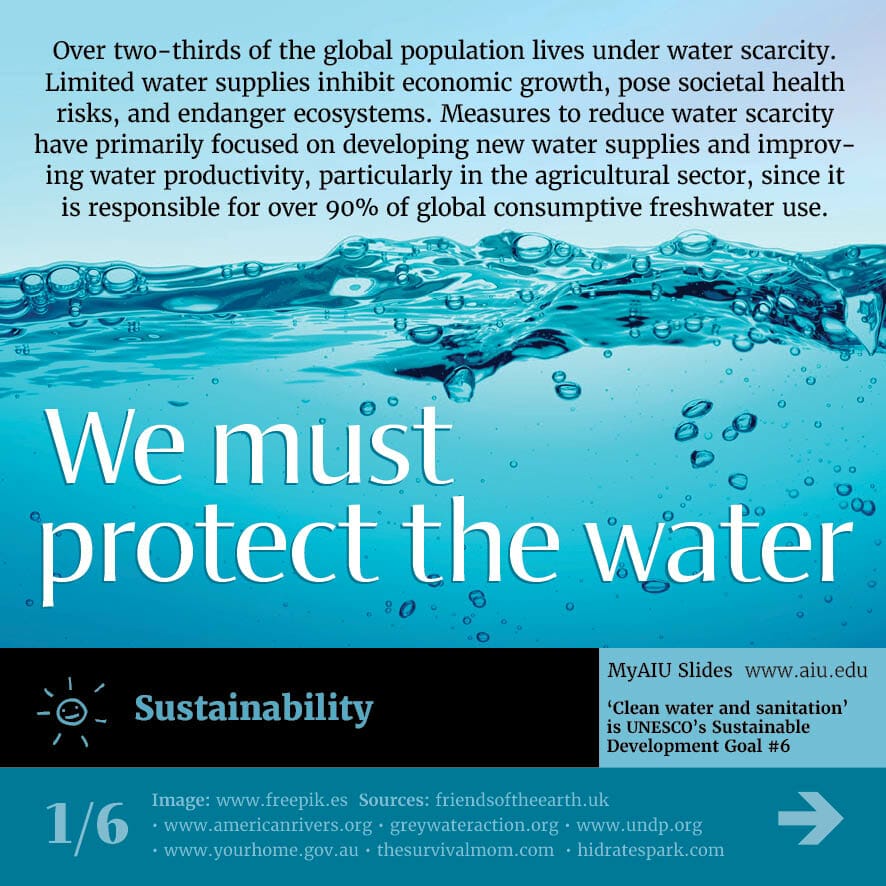 Protecting Our Water - Atlantic International University