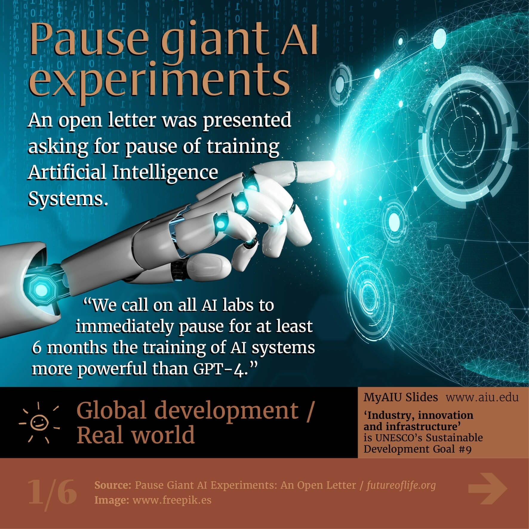 AIU Slides: Pause giant AI Experiments | Atlantic International University